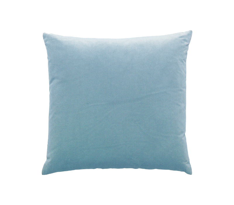Christina Lundsteen, Basic Square velvet cushion, 40x40 cm, Blue Dust