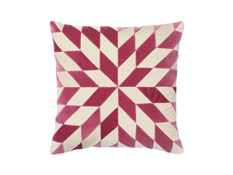 Christina Lundsteen, Nova velvet cushion, 50x50 cm, Raspberry