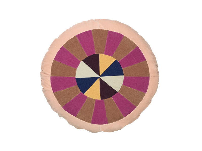 Velvet Cushion Round Ø60cm – Flora Cushion in Raspberry | Christina ...