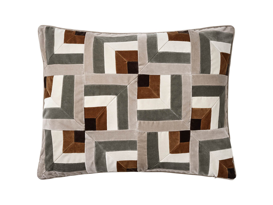 Velvet Cushion 50x60cm – Eden Cushion in light kit/artichoke/cognac ...