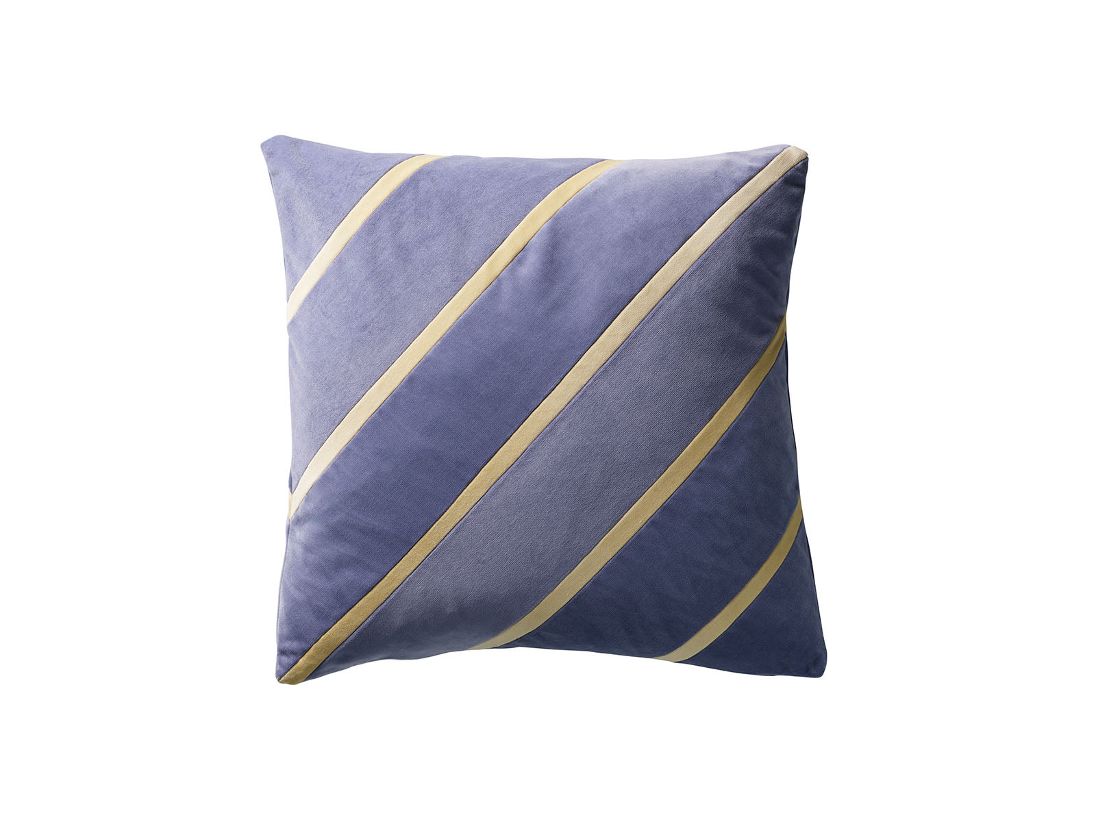 Velvet Cushion Square 50x50cm – Aya Cushion in Pale Lilac/Almost Yellow ...