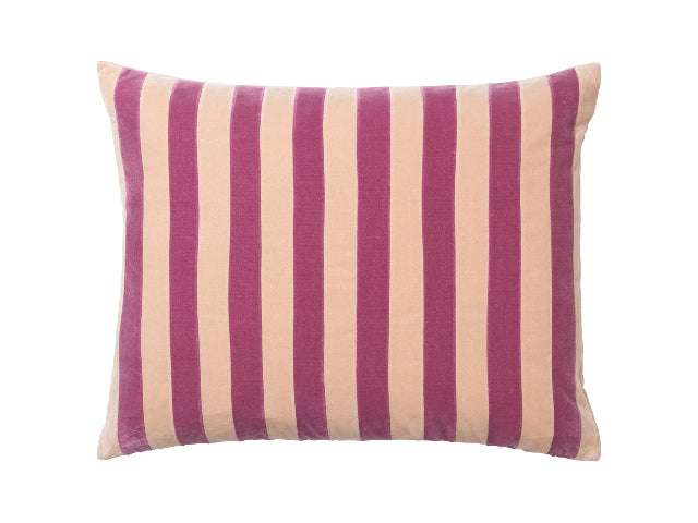 Christina Lundsteen, Millie velvet cushion, 50x60 cm, Raspberry/Plaster