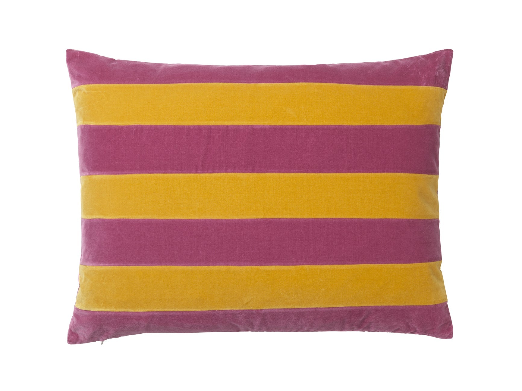 Christina Lundsteen, Zarah velvet cushion, 50x70 cm, Mustard/Raspberry