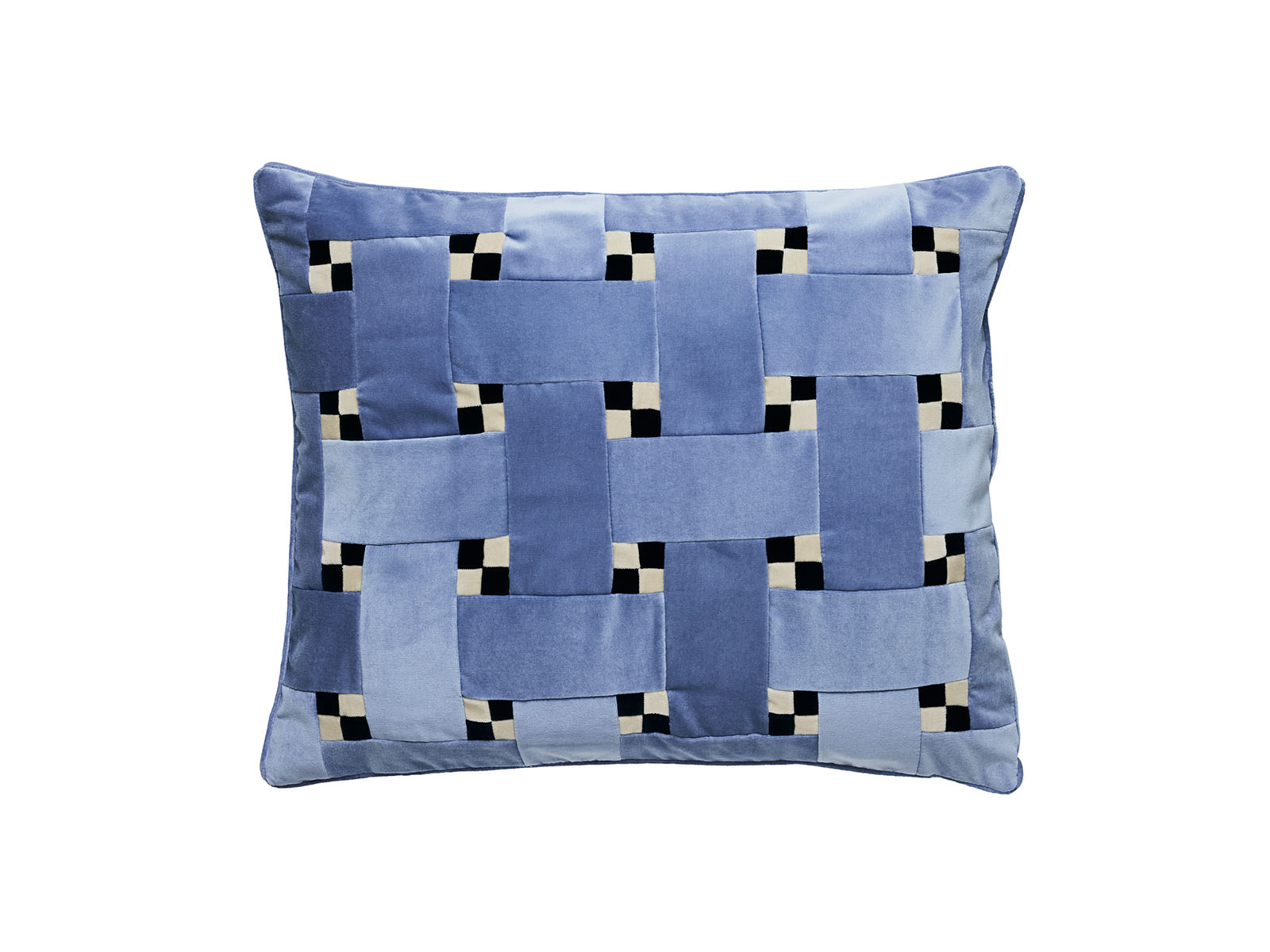 Luxury velvet cushion - Rosie Cushion in Pale Lilac/New Petrol/Dusty ...