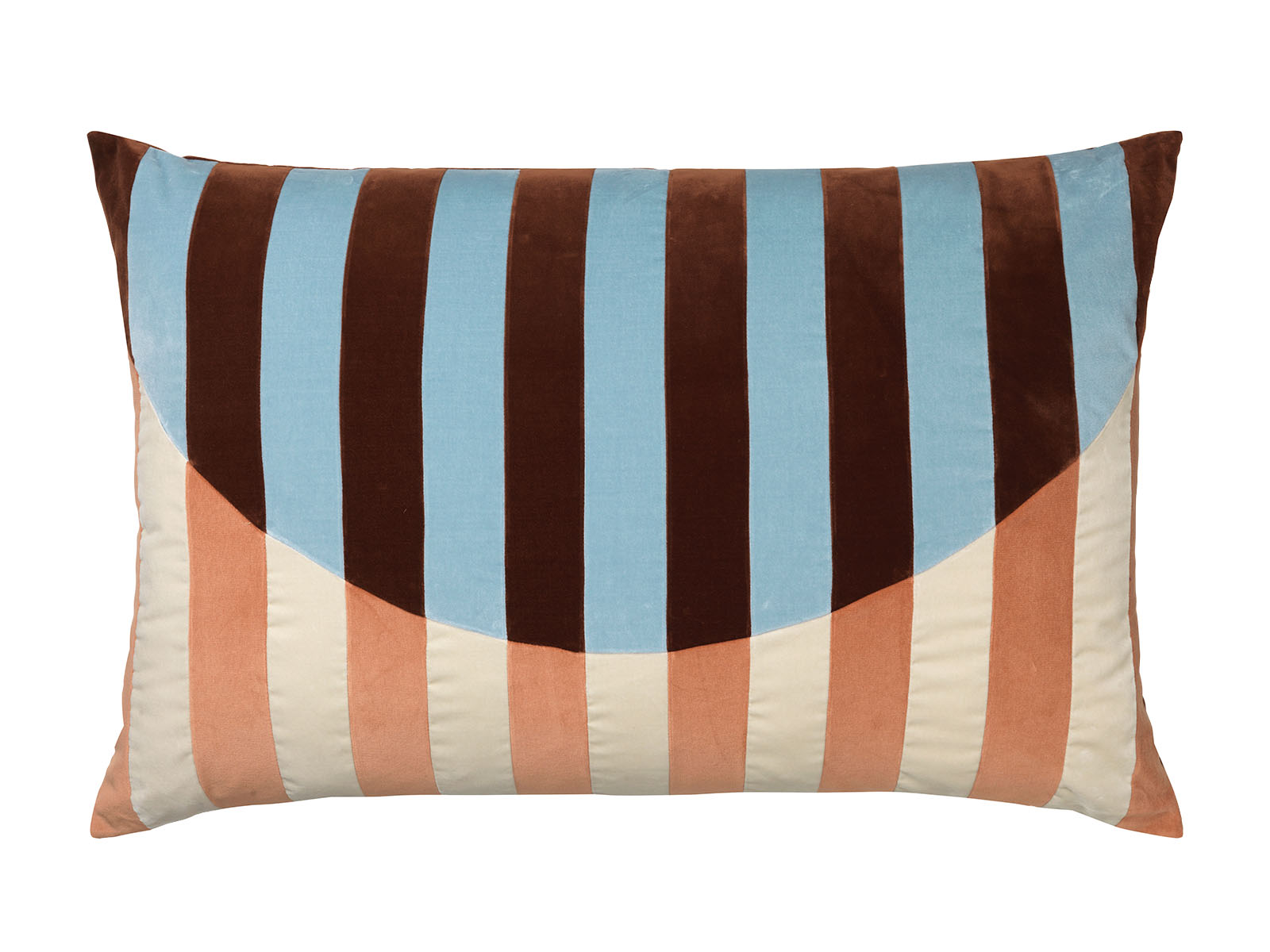 Handmade Cushion 60x90cm – Tara Cushion in Light Peach/Dusty White ...