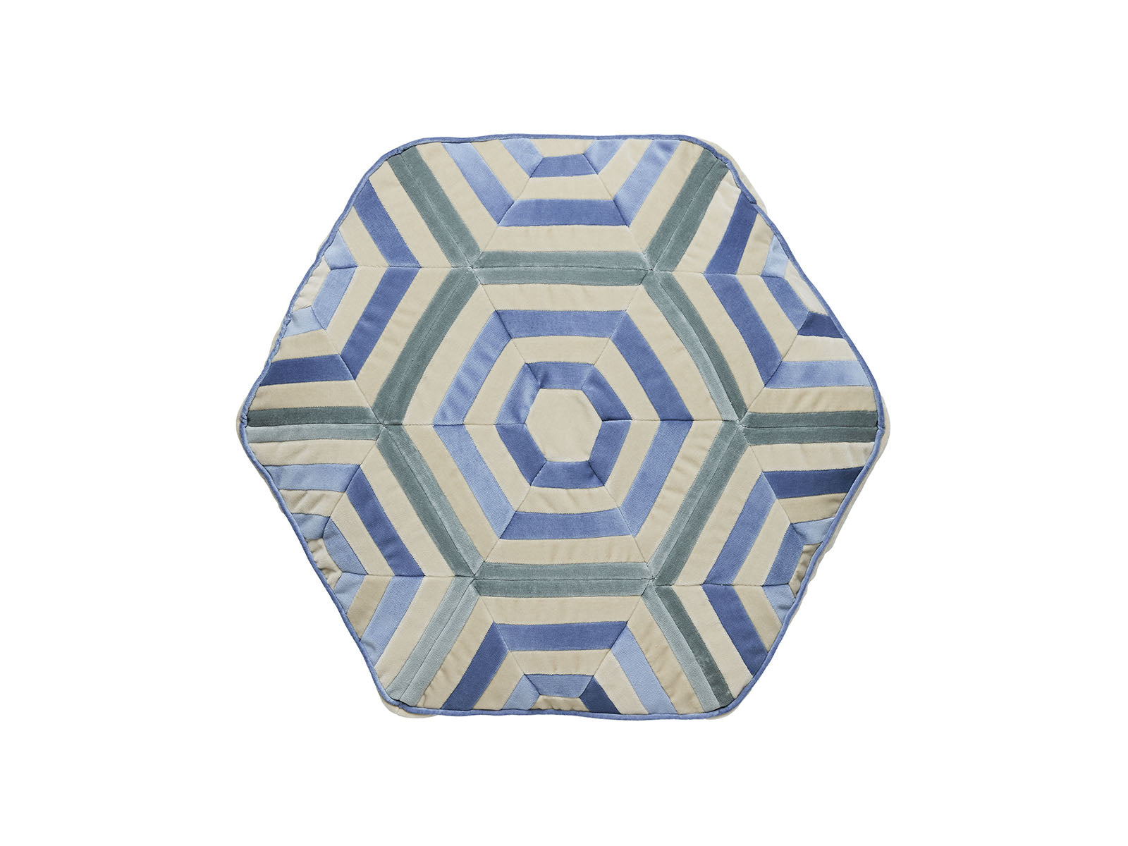 Luxury velvet cushion - Franka Cushion in Pale Lilac/Misty Grey ...