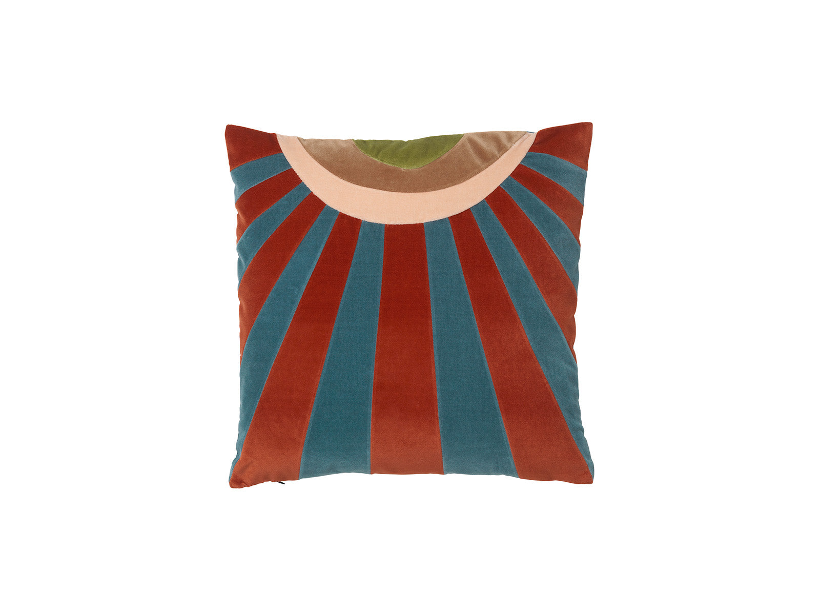 Handmade Cushion Square 40x40cm – Hazel Cushion in Dark Red/Mazarine ...