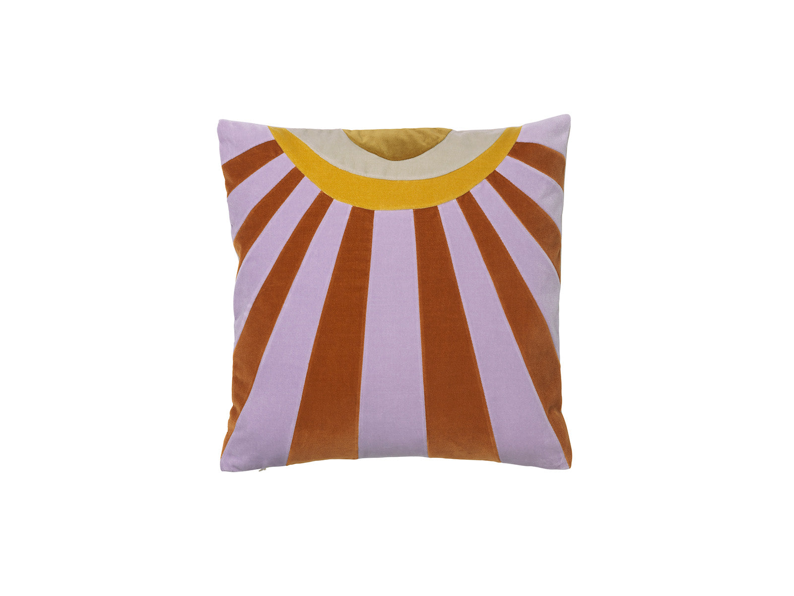 Luxury Cushion Square 40x40cm – Hazel Cushion in Lavender/Burnt Orange ...
