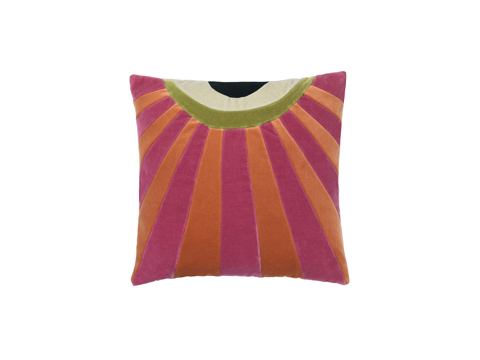 Luxury Cushion Square 40x40cm – Hazel Cushion in Raspberry/Light peach ...